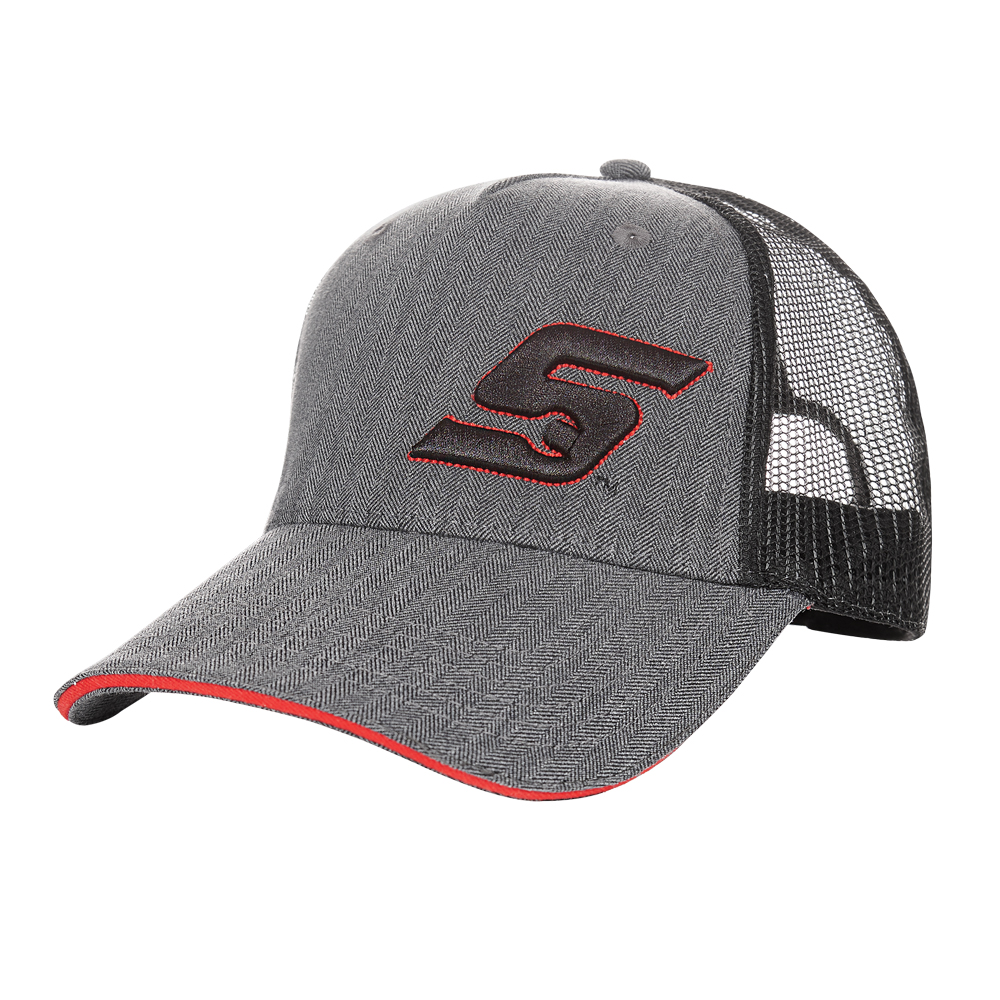 3D Heather Grey Mesh Cap: Snap-on Consumer
