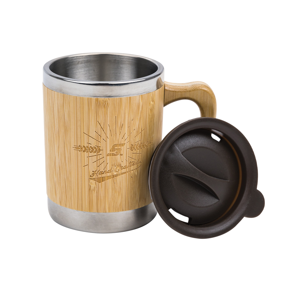 12 oz. Insulated Bamboo Mug - While Supplies Last: Snap-on Consumer