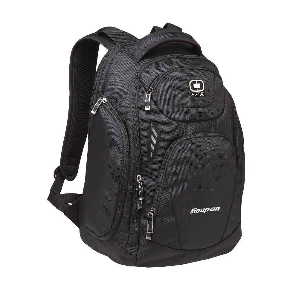 Ogio® Black Backpack: Snap-on Consumer
