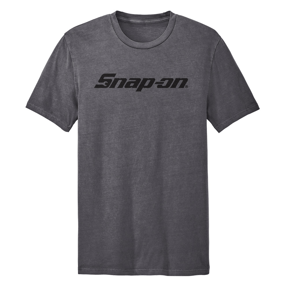 Washed Black T-Shirt: Snap-on Consumer