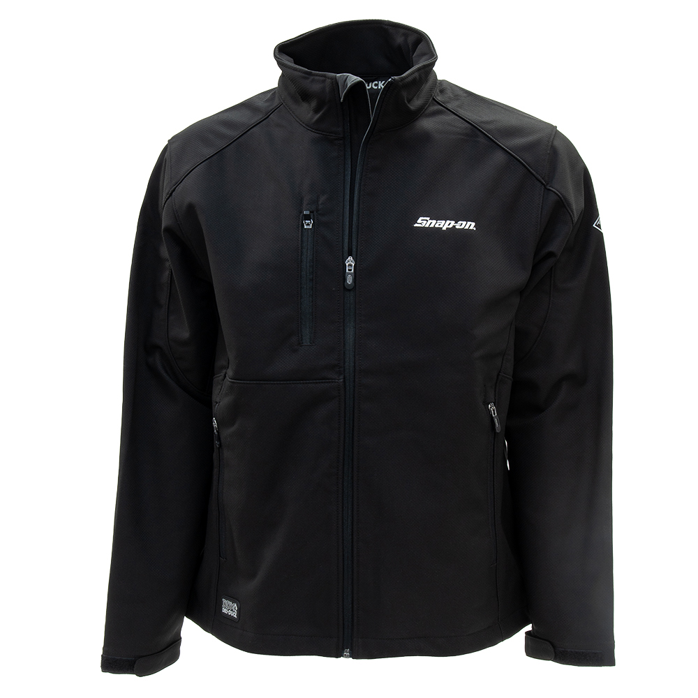 DRI DUCK® Black Softshell Jacket: Snap-on Consumer