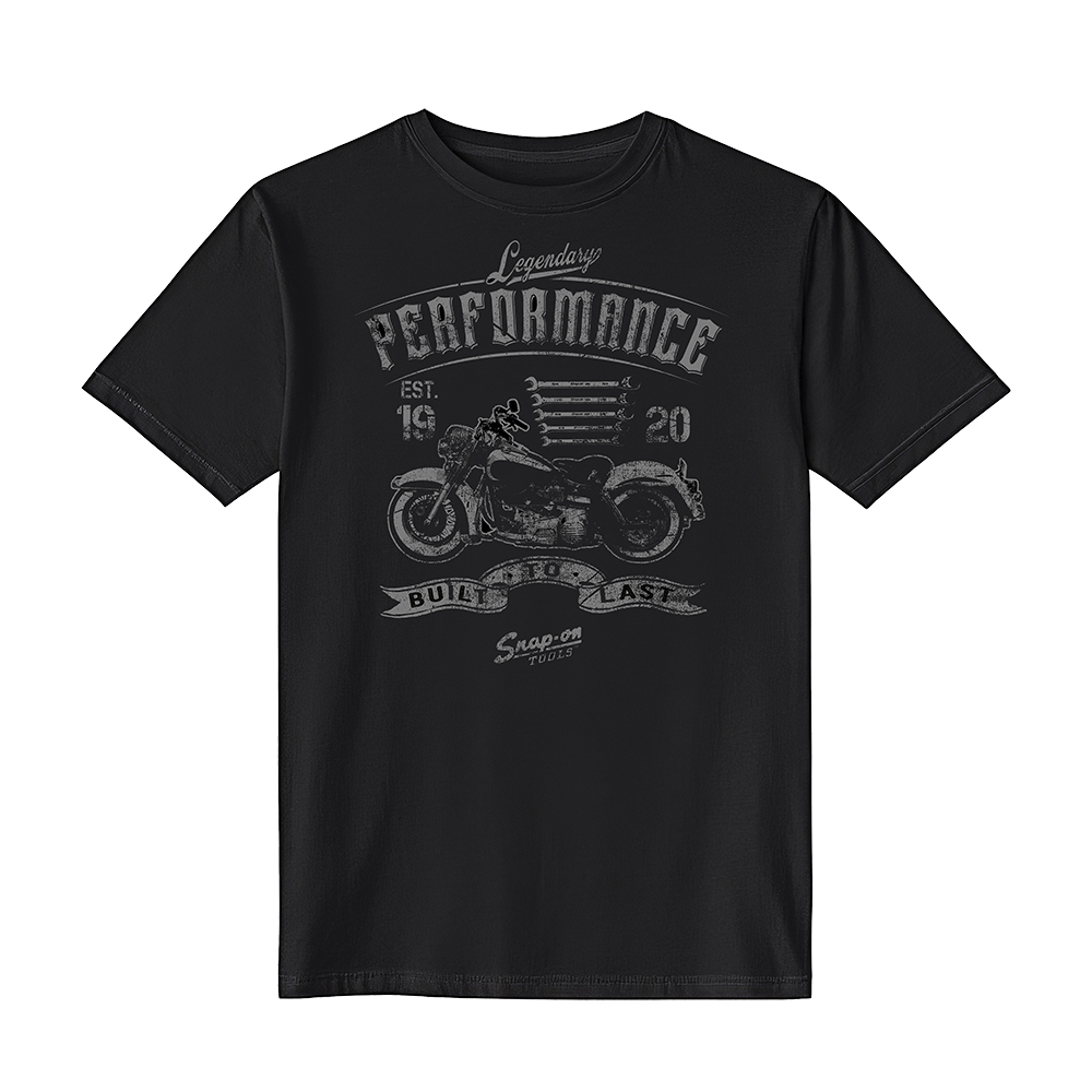 Performance Black T-Shirt: Snap-on Consumer