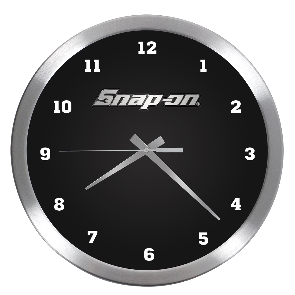 Chrome Metal Clock: Snap-on Consumer