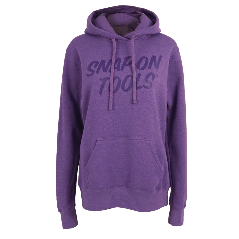 Ladies’ Purple Hoody: Snap-on Consumer